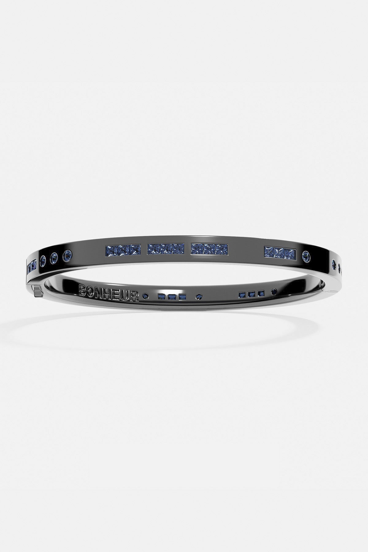 Blue Bonheur Morse Code Bangle | APM Monaco